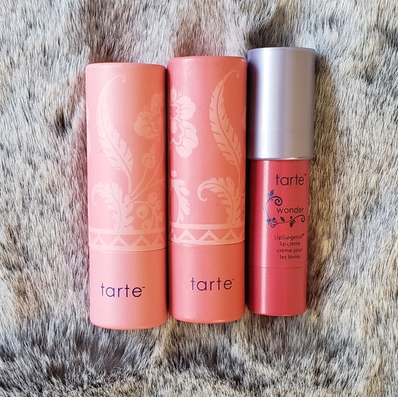 tarte | Makeup | 3 Tarte Lipsticks | Poshmark